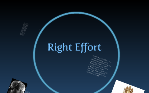 The Eightfold Path: Right Effort by Marissa Verallis on Prezi