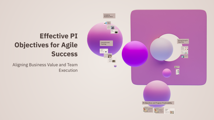 Effective PI Objectives for Agile Success by Muhammad Sohaib Khan on Prezi