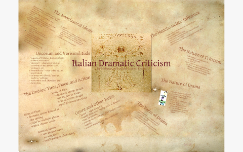 Italian Dramatic Criticism by Melissa Carlson on Prezi
