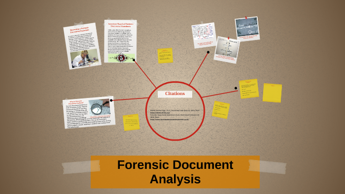 Forensic Document Analysis by Katie Berlatsky