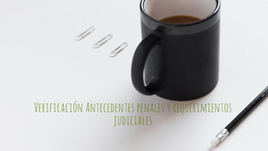 Verificación Antecedentes penales y requerimientos judiciales by CLARA ...
