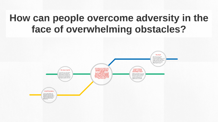 How can people overcome adversity in the face of overwhelmin by Sara ...