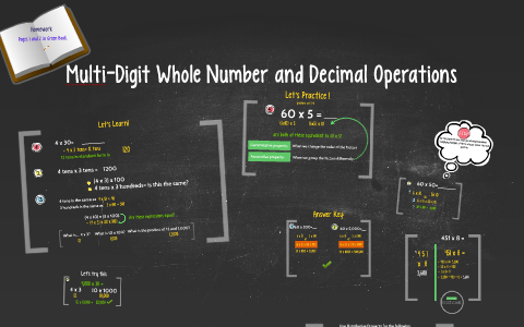 Multi-Digit Whole Number and Decimal Operations by Crystal Lopez on Prezi