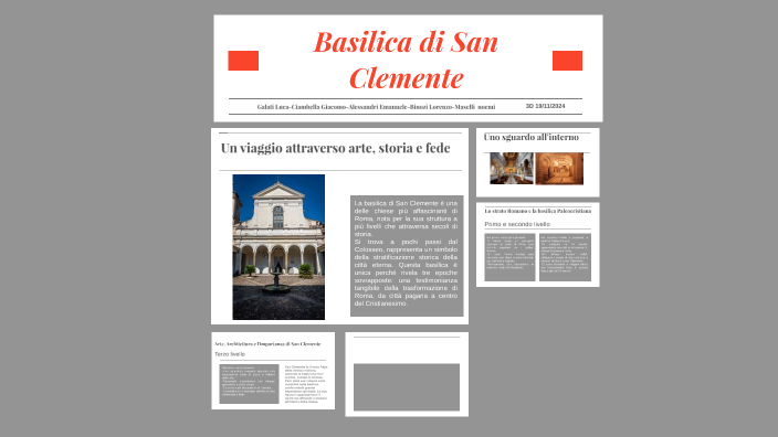 Arte, Architettura e l'importanza di San Clemente by Luca Galati on Prezi
