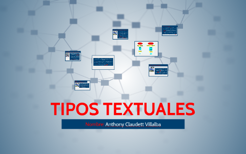 TIPOS TEXTUALES by Anthony Claudett Villalba