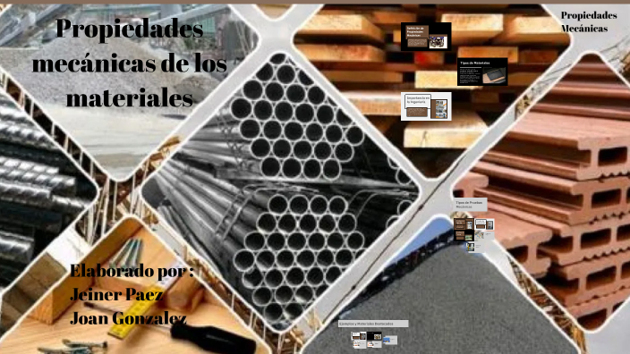 Propiedades mecánicas de los materiales by Jeiner Yesid Paez Cuevas on ...