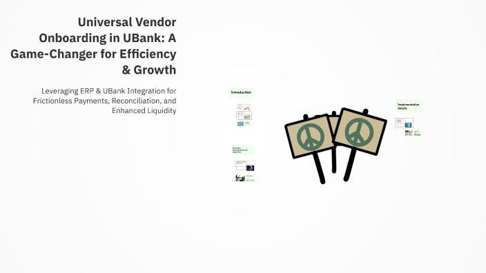 Universal Vendor Onboarding in UBank: A Game-Changer for Efficiency ...