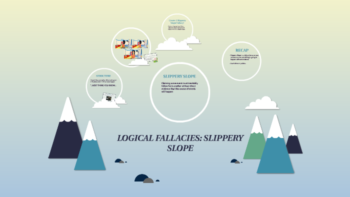 LOGICAL FALLACIES: SLIPPERY SLOPE by Radia Mchabcheb on Prezi