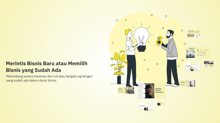 Merintis Bisnis Baru atau Memilih Bisnis yang Sudah Ada by Starfin ...