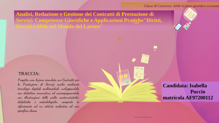 Esame Puccio 30 cfu,Lezione simulata A046 by Isabella Puccio on Prezi