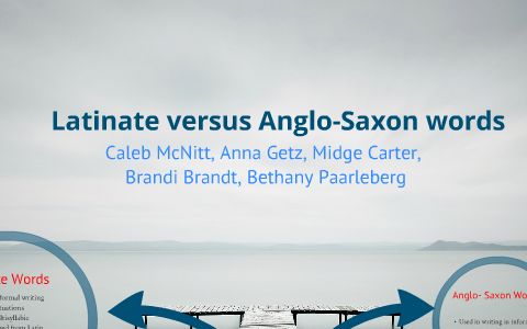 Latinate v. Anglo-Saxon Words by Midge Carter on Prezi