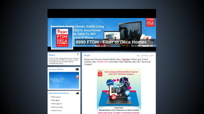 8990 FTDH - Fiber to Deca Homes by Kim San Jose on Prezi