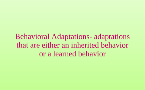 Adaptations by Lisa Leininger on Prezi
