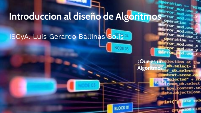 Diseño de algoritmos by Luis Solis on Prezi