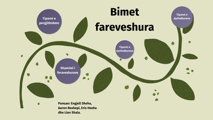 Bimet fareveshura by engjell shehu on Prezi