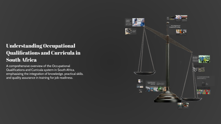 Understanding Occupational Qualifications and Curricula in South Africa ...