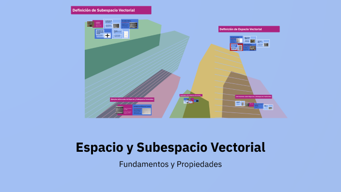 Espacio y Subespacio Vectorial by Derlis FF on Prezi