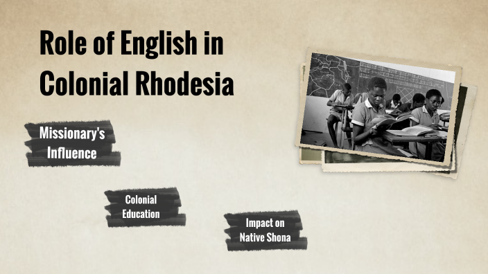 Role of English in Zimbabwe by Syd McCabe on Prezi
