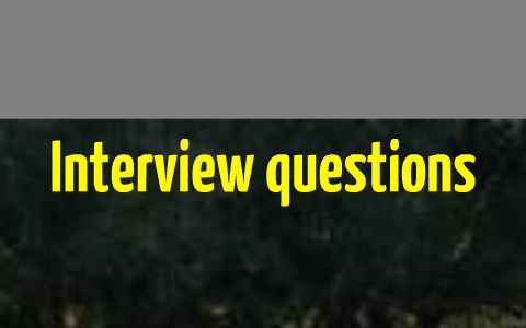 10 Question by Randy Barfield on Prezi