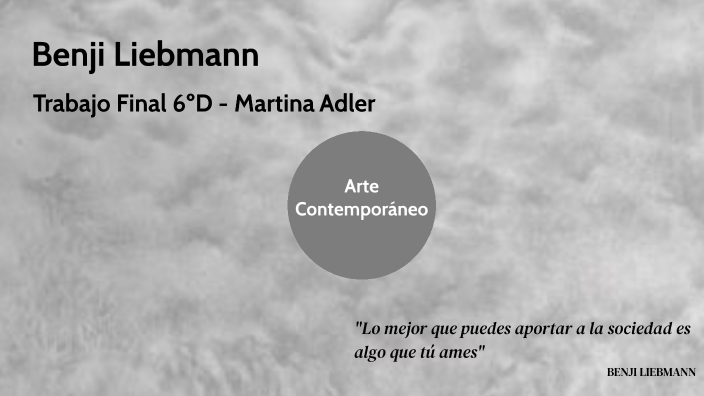 Benji Liebmann by Martina Adler on Prezi