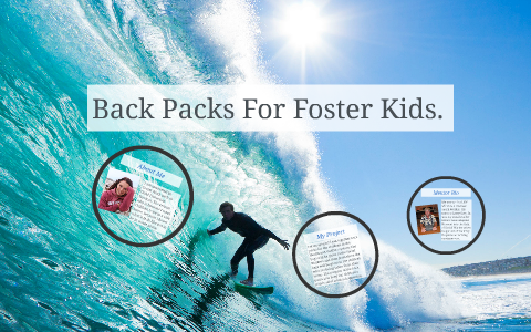 Back Packs for Foster Kids. by Saisha Meyer on Prezi