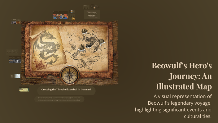 Beowulf's Hero's Journey: An Illustrated Map by Gavin Kilpatrick on Prezi
