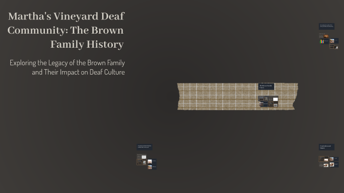 Martha's Vineyard Deaf Community: The Brown Family History by Kelsey ...