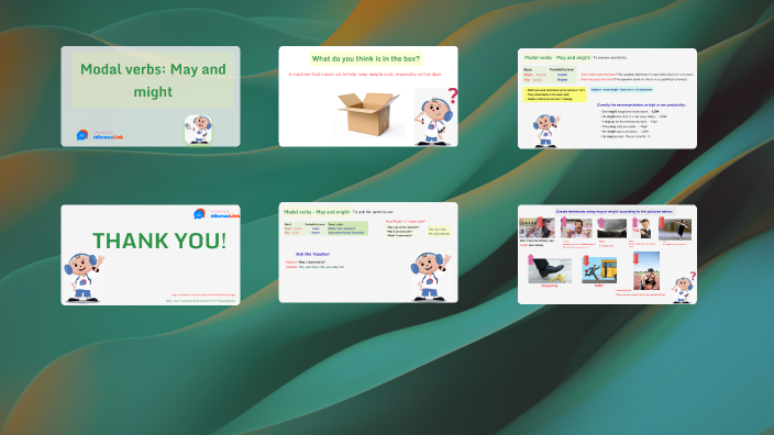 32- Modal verbs: May and might by Susana Domínguez on Prezi