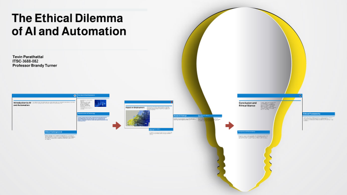 The Ethical Dilemma of AI and Automation by Tevin Parathattal on Prezi