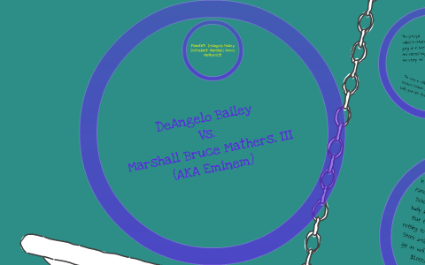 DeAngelo Bailey vs. Marshall Bruce Mathers (Eminem) by Allison Page on ...