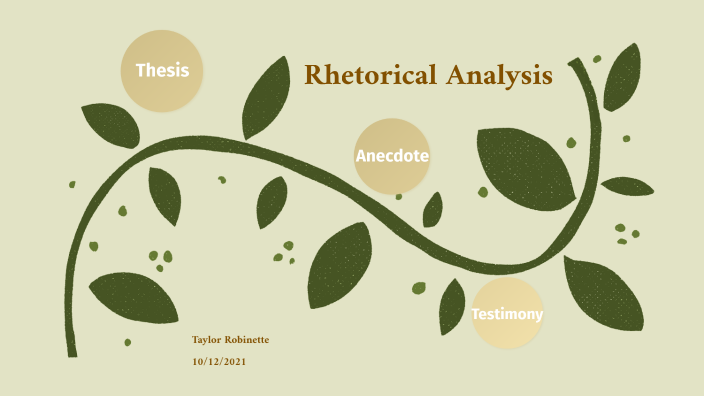 Rhetorical Analysis Q1 Project - Taylor Robinette by Taylor Robinette ...