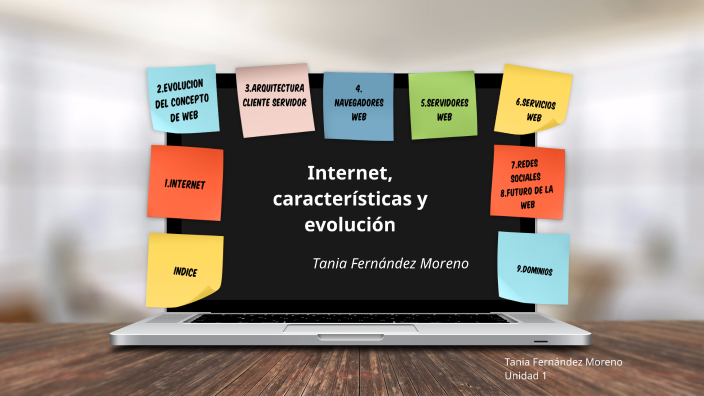 Tema 1. Internet, características y evolución. by Tania Fernandez on Prezi