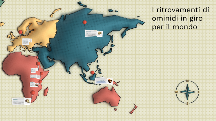 I ritrovamenti di ominidi : mappa interattiva by Alex Ilie on Prezi