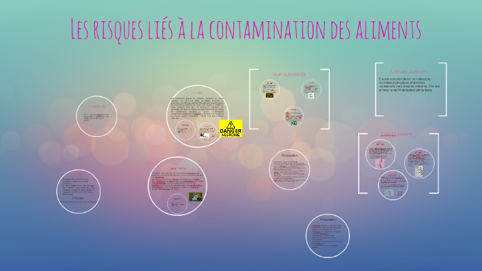Les risques liés à la contamination des aliments by Chaima Ben Amor on ...