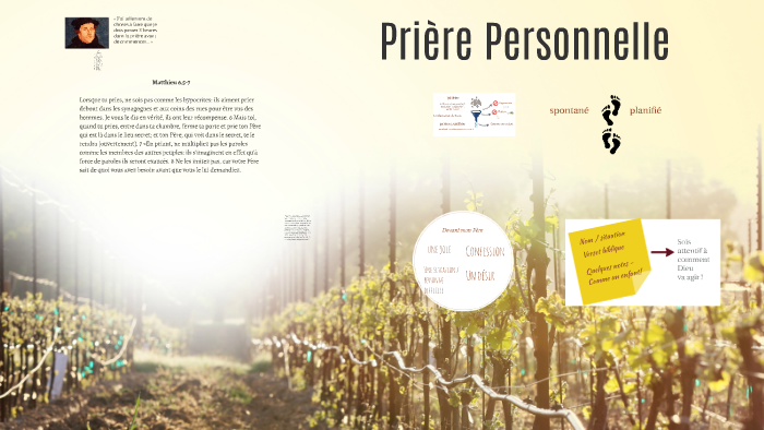 Prière Personelle by David Niblack on Prezi
