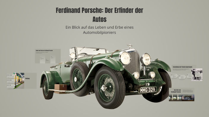 Ferdinand Porsche: Der Erfinder der Autos by vuki narkoman on Prezi
