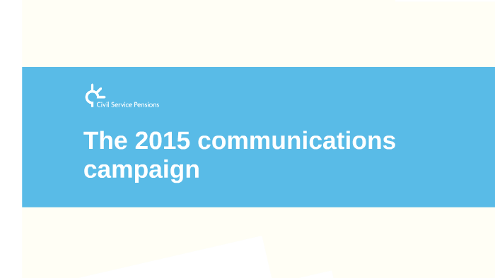 The 2015 communications campaign by Graham Stokoe on Prezi