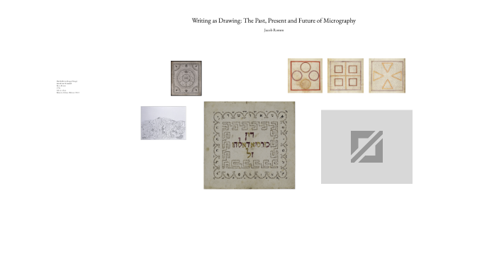 Writing as Drawing: The Past, Present and Future of Micrography by ...