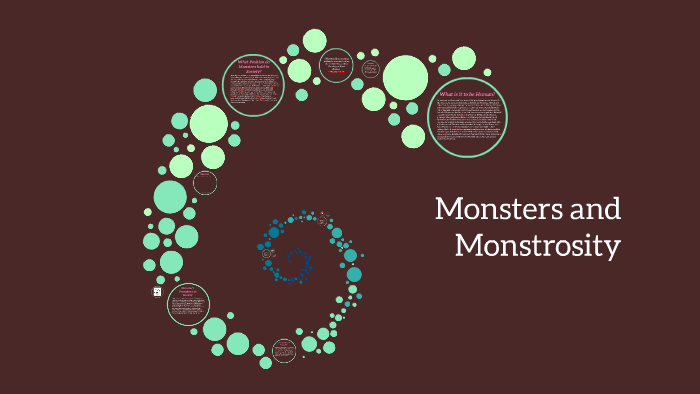 Monsters and Monstrosity by Hannah Khan on Prezi