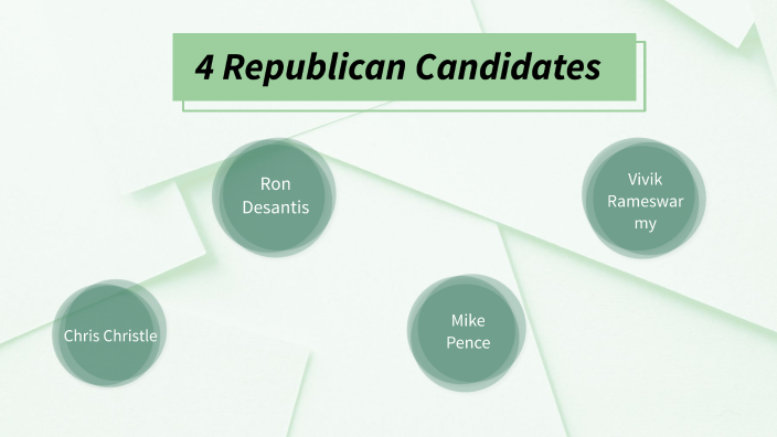 4 Republican Candidates by NICHOLAS MARS on Prezi