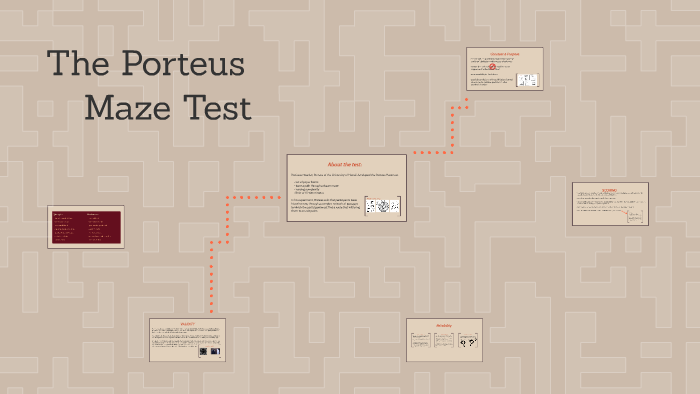 The Porteus Maze Test by Tesla Henderson on Prezi
