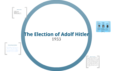 1932/33 Election of Adolf Hitler by Cameron Davis