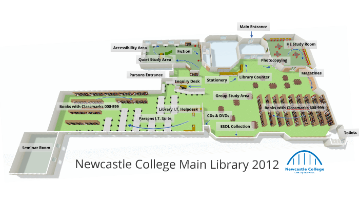 Newcastle College Main Library by Richard Johnson on Prezi