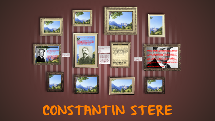 CONSTANTIN STERE by Cristina Deshan on Prezi