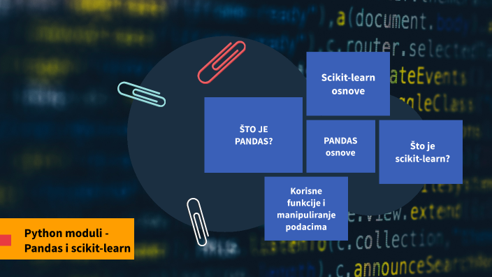 Python moduli - Pandas i scikit-learn by Marin Zorić on Prezi