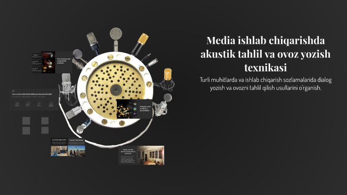 Acoustic Analysis and Sound Recording Techniques in Media Production by ...
