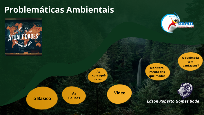 Problemas Ambientais: queimadas e desmatamentos by Edson Roberto Gomes O Bode on Prezi