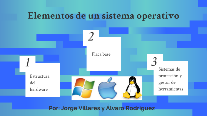 Elementos de un sistema informático by Álvaro Rodríguez on Prezi