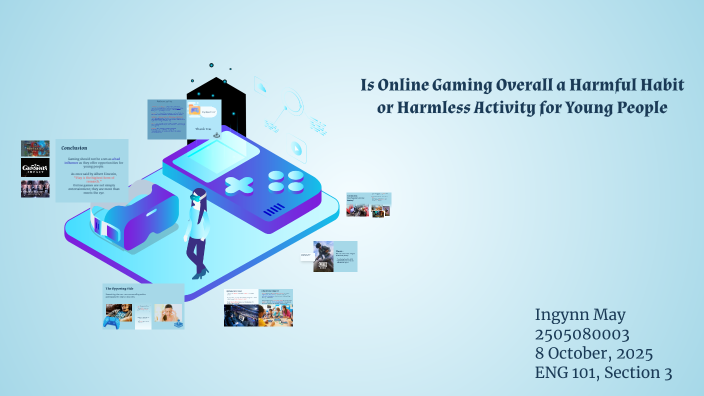 Is Online Gaming Overall a Harmful Habit or Harmless Activity for Young ...