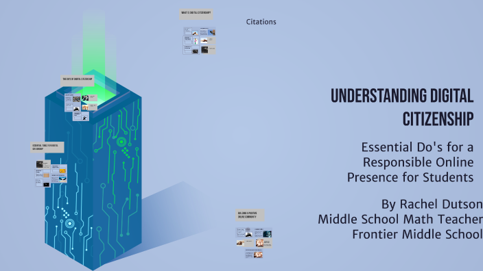 Understanding Digital Citizenship by Rachel Dutson on Prezi